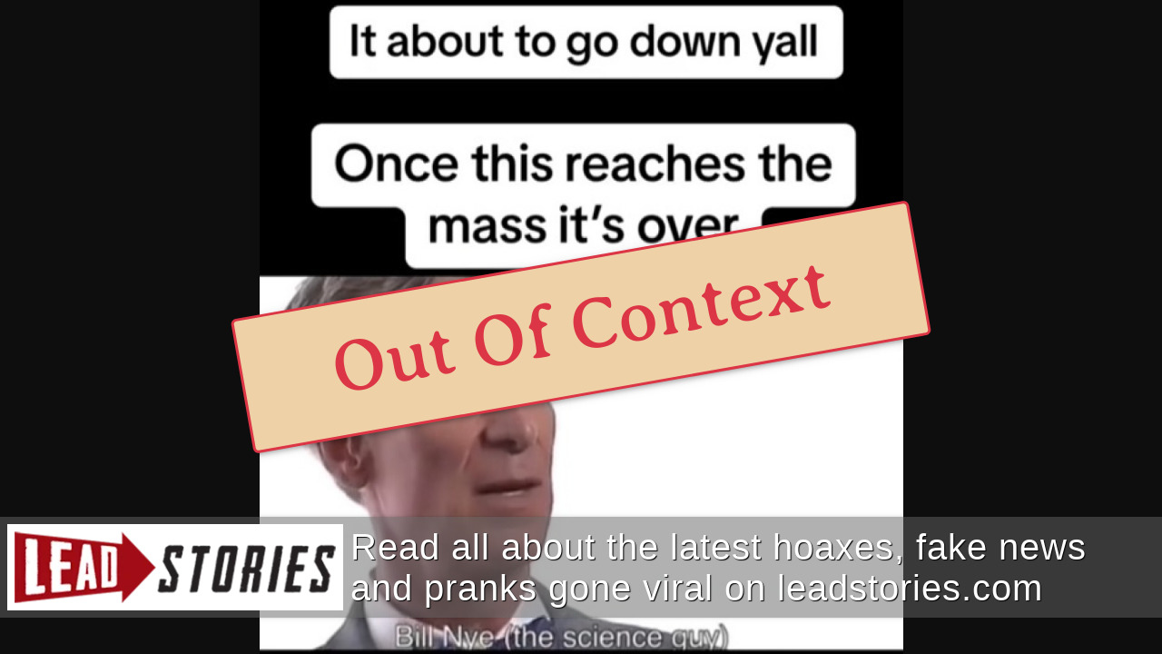 Fact Check: Bill Nye Did NOT Say There Was 'No Place To Go' In ...