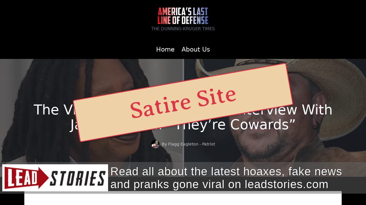 Fact Check: 'The View' Did NOT Cancel A Scheduled Interview With Jason ...