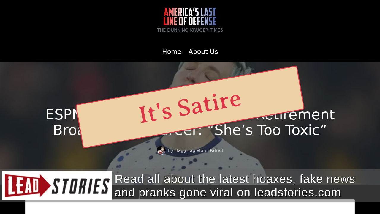 Fact Check: Megan Rapinoe Was NOT Dropped By ESPN, Nike After Missing ...