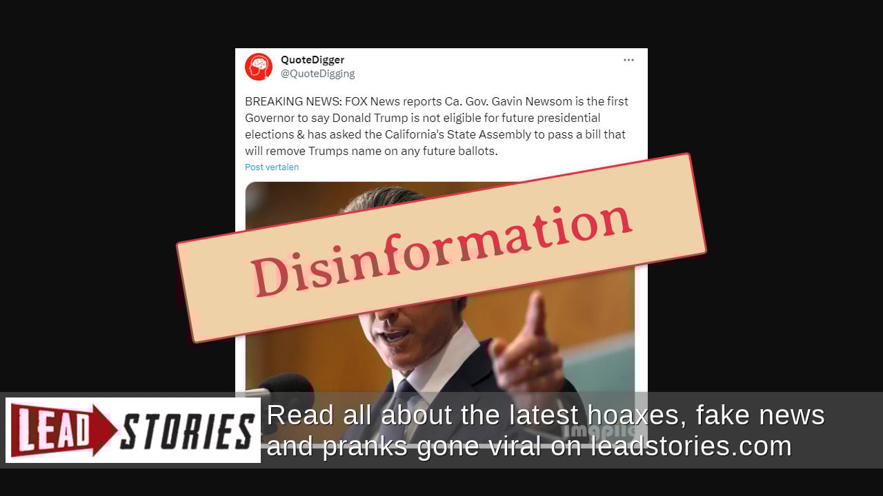 Fact Check: Fox News Did NOT Report Gavin Newsom Is First Governor To ... Fact Check: Fox News Did NOT Report Gavin Newsom Is First Governor To ...