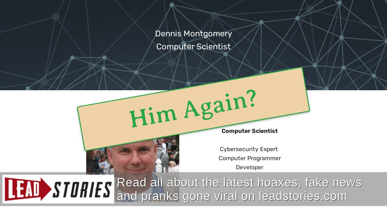 Mike Lindell's WMD Online Detection Viewer: Dennis Montgomery And A ...