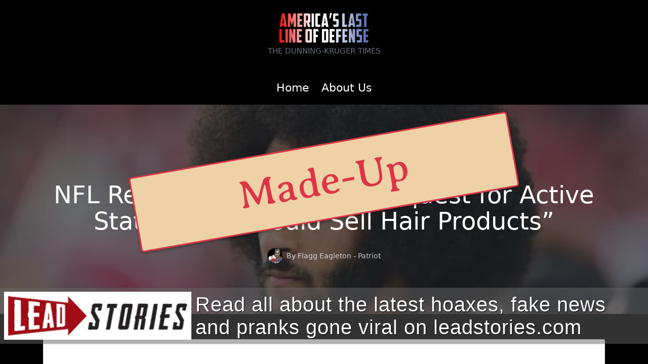 Fact Check: NFL Did NOT Refuse Kaepernick's Request For 'Active Status ...