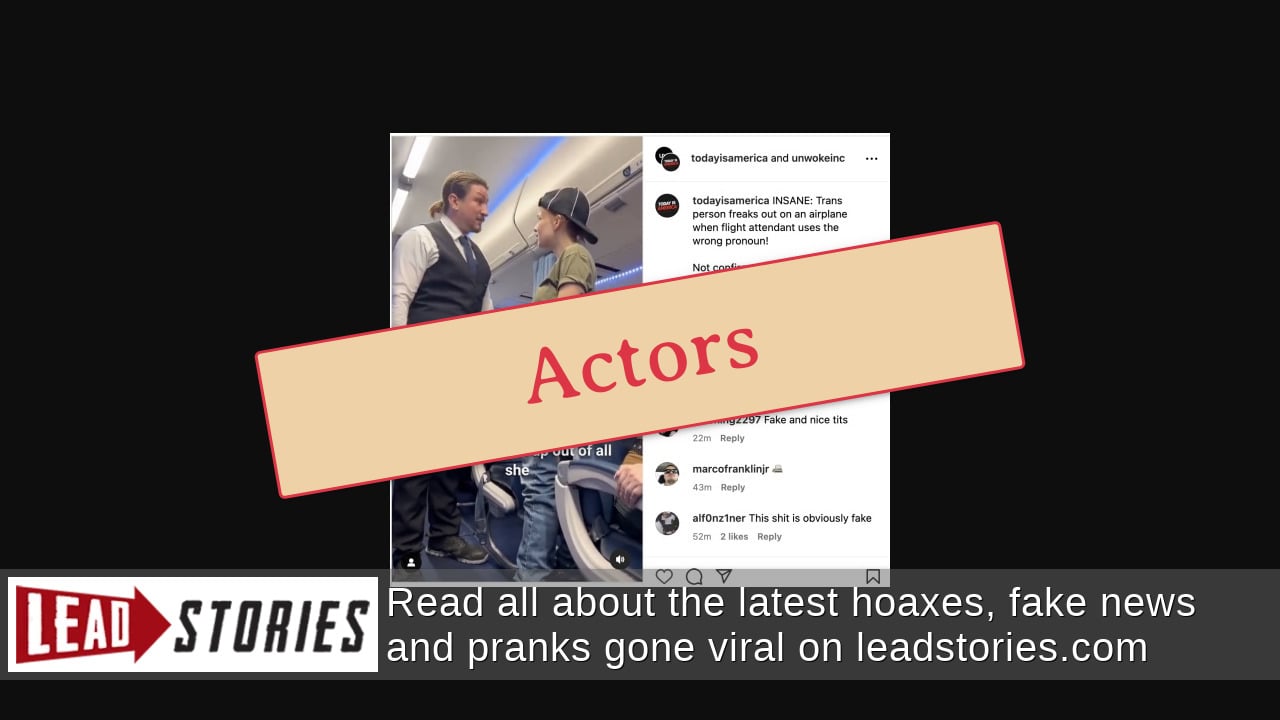 Fact Check: Video Does NOT Show A Real Argument Between 'Trans Person ...