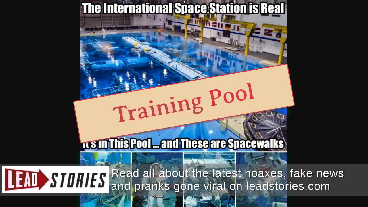 Fact Check: International Space Station Is NOT In Swimming Pool -- It ...