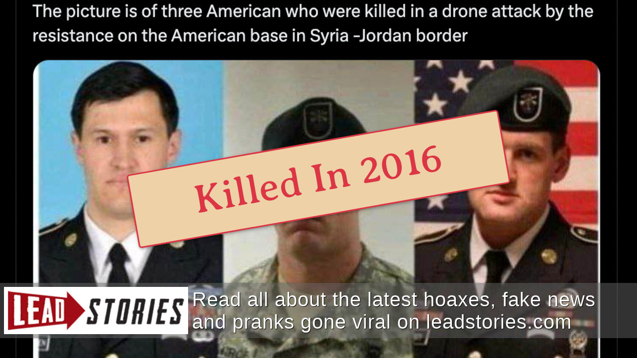 Fact Check: Image Of Three Male Soldiers On Social Media Does NOT ...