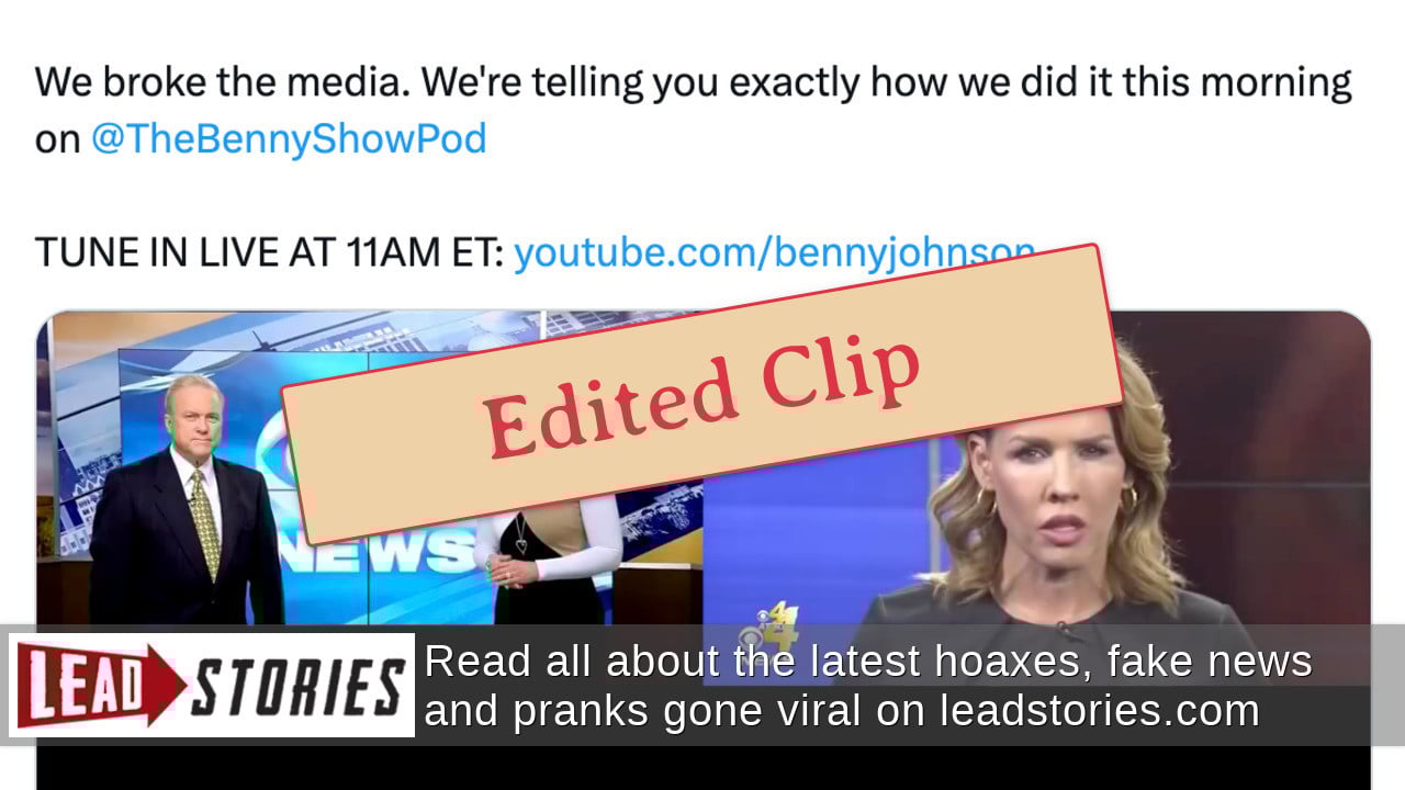 Fact Check: Fake Video Shows Dozens Of News Anchors Saying 'Taylor ...