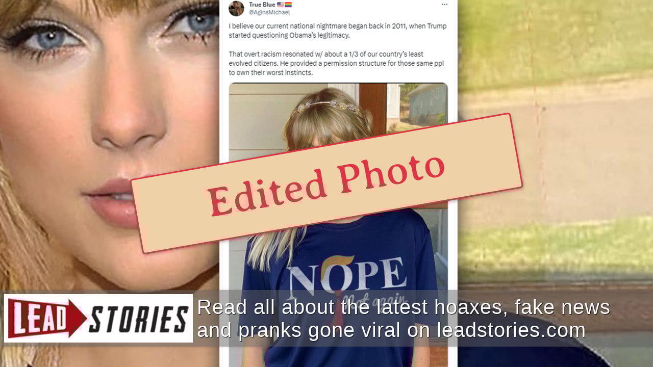 Fact Check: Photos Of Taylor Swift In Anti-Trump T-Shirt Are NOT Real ...