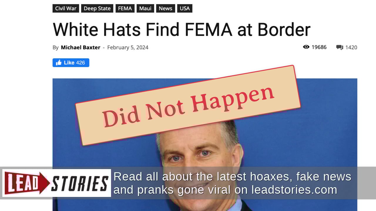 Fact Check: U.S. Marine Corps 'White Hats' Did NOT Arrest FEMA Regional ...
