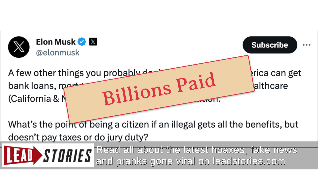 Fact Check: Undocumented Immigrants In US DO Pay Taxes | Lead Stories