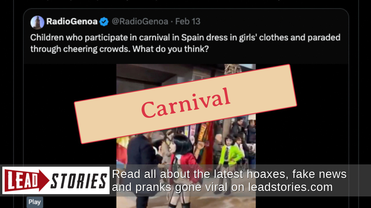 Fact Check: Video Does NOT Show LGBT Parade In Spain | Lead Stories