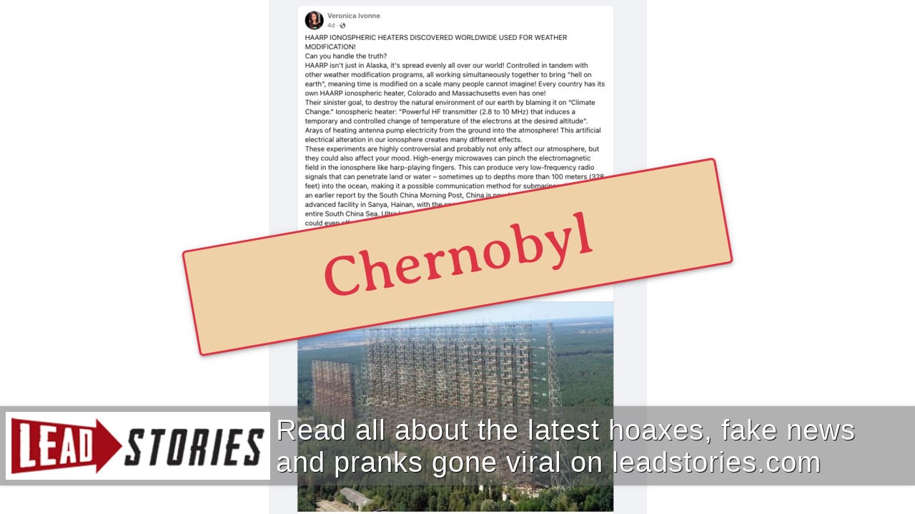 Fact Check: Image Does NOT Show 'HAARP Ionospheric Heaters' | Lead Stories