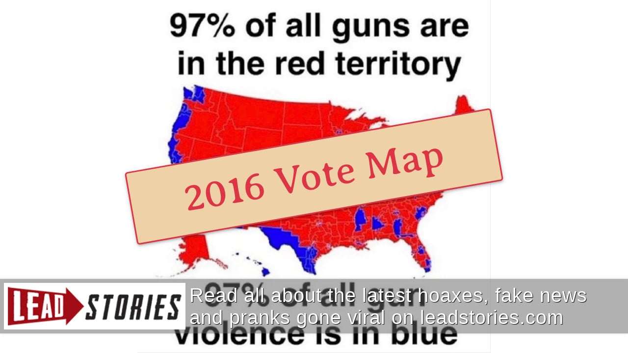 Fact Check: 97% Of Guns NOT In Areas Of US That Account For 3% Of Gun ...