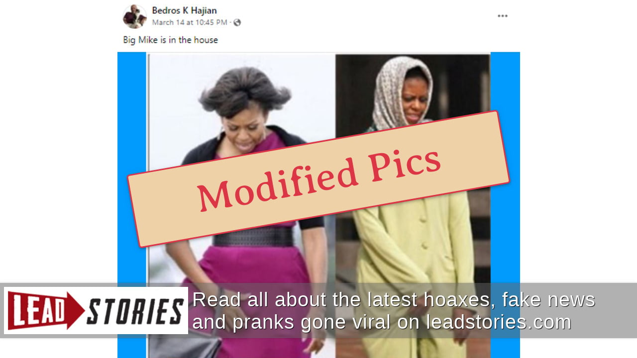 Fact Check: Images Used To Imply Michelle Obama Is Male Are Fakes ...