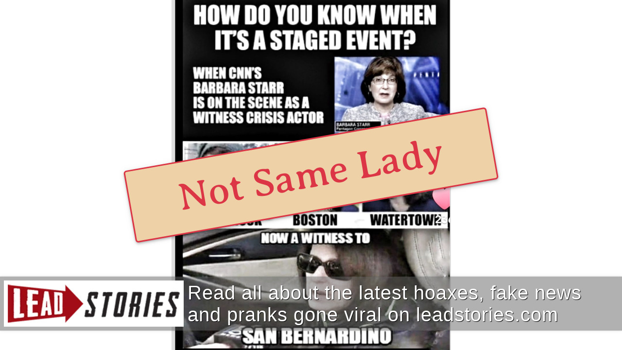 Fact Check: Former CNN Correspondent Barbara Starr Is NOT A Mass ...