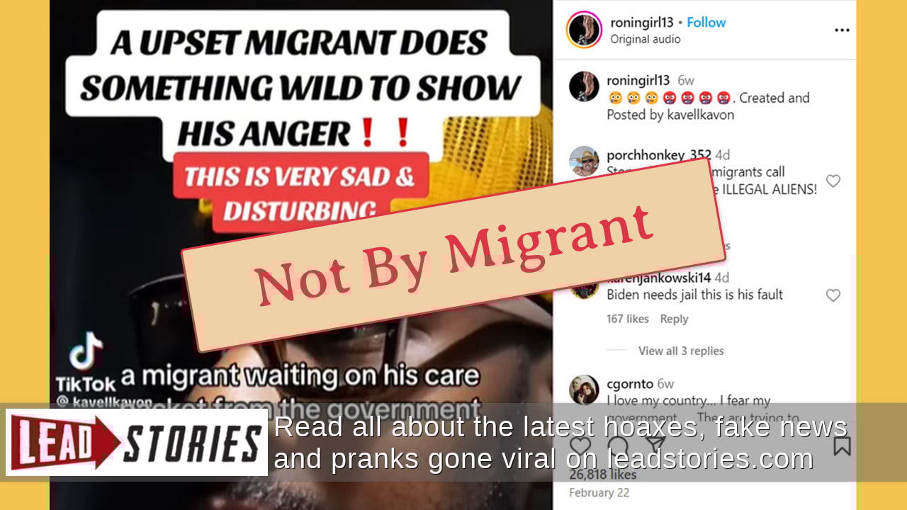 Fact Check: Migrant Throwing Rock From Overpass Story Does NOT Check ...