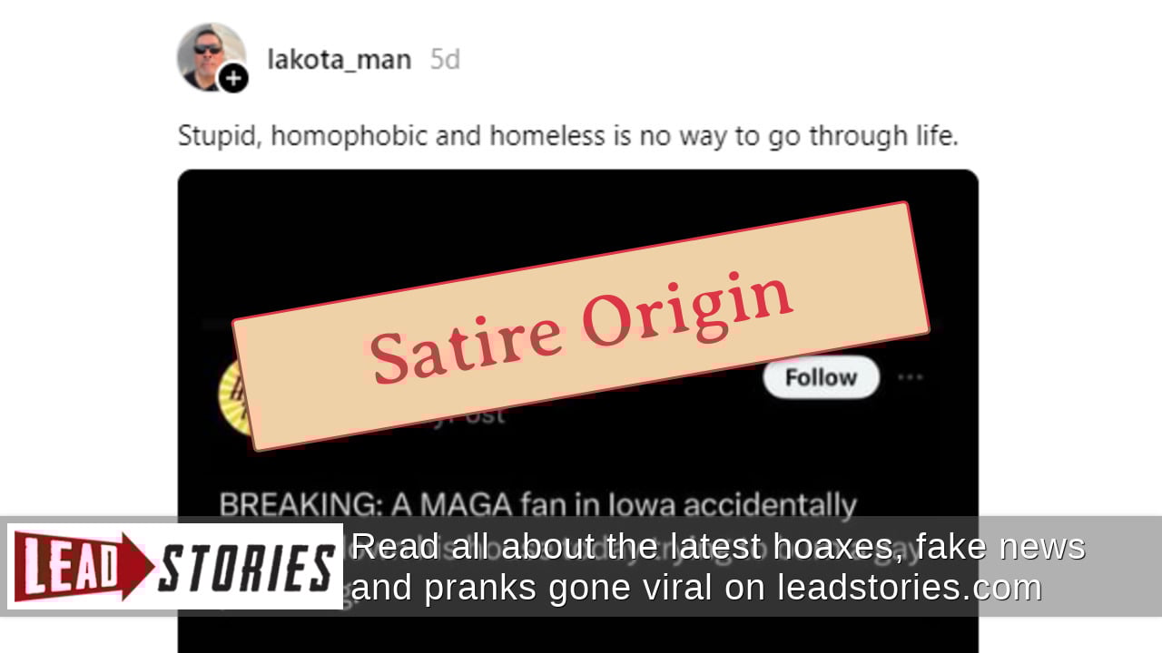 Fact Check: Iowa 'MAGA Fan' Did NOT Burn Down House Trying To Burn A ...