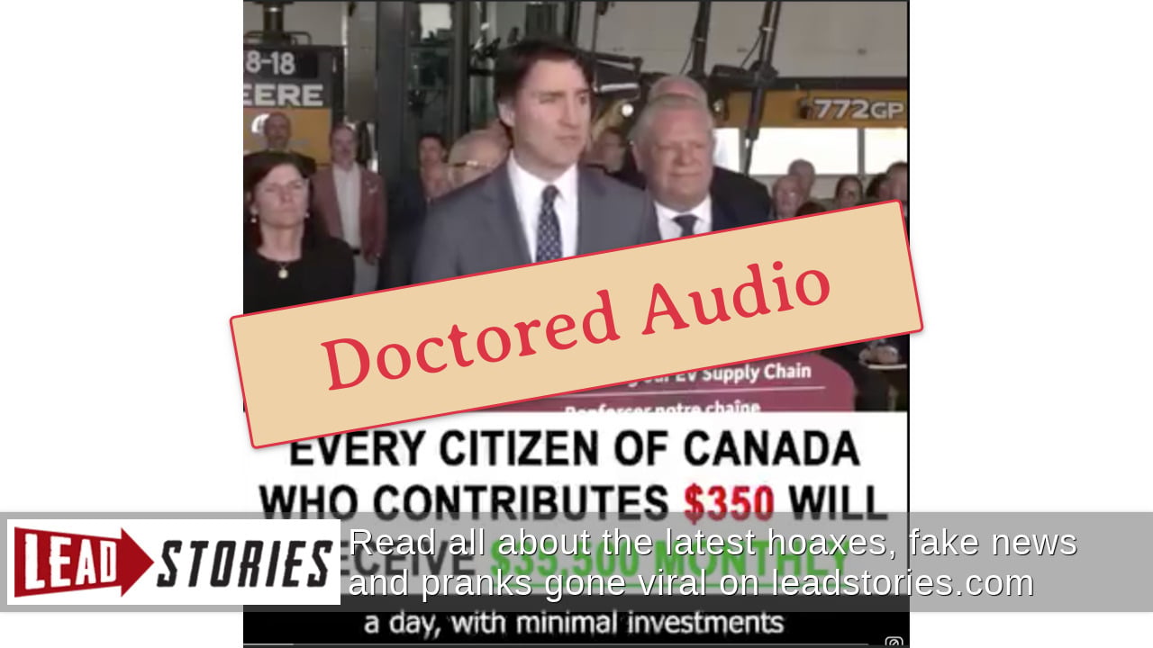 Fact Check: FAKE Audio Mimics Justin Trudeau's Voice In Investment ...