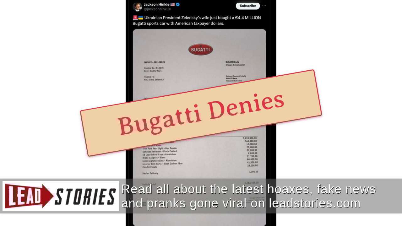 Fact Check: Fake Invoice And Digitally Manipulated Video DON'T Prove ...