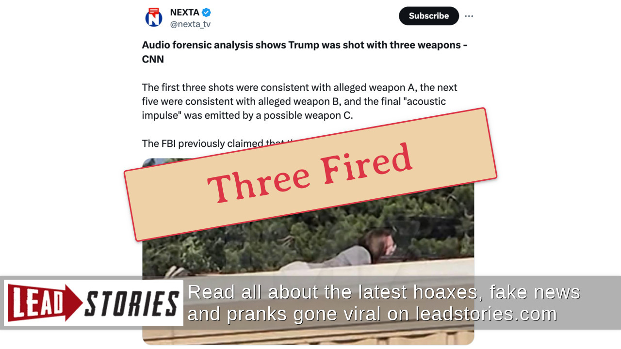 Fact Check: CNN Did NOT Report That Trump Was 'Shot With Three ...