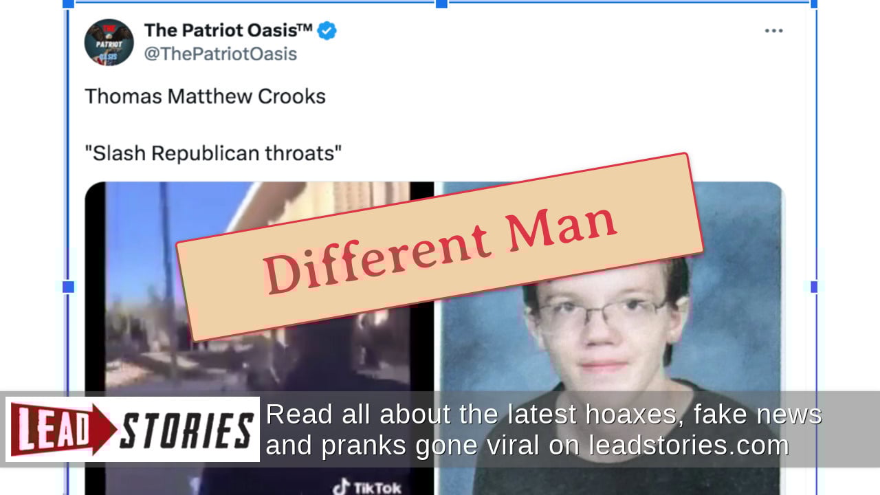 Fact Check: Video Does NOT Show Trump Shooting Suspect Crooks Shouting ...