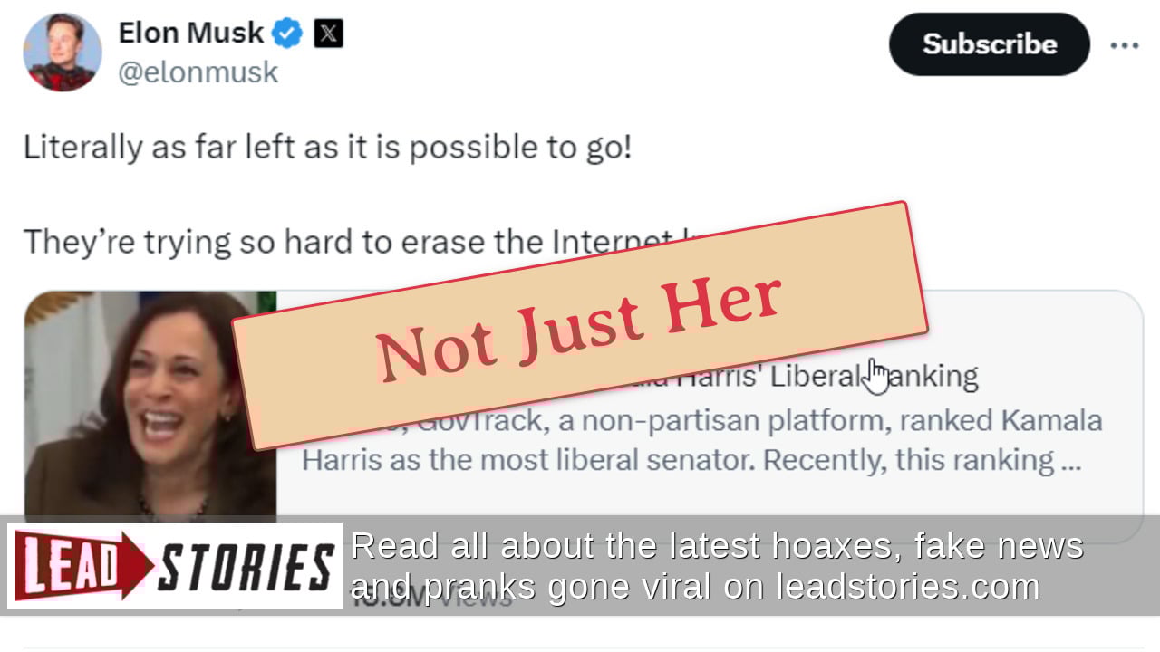 Fact Check: GovTrack Did NOT Delete Only Kamala Harris' 2019 Voting ...