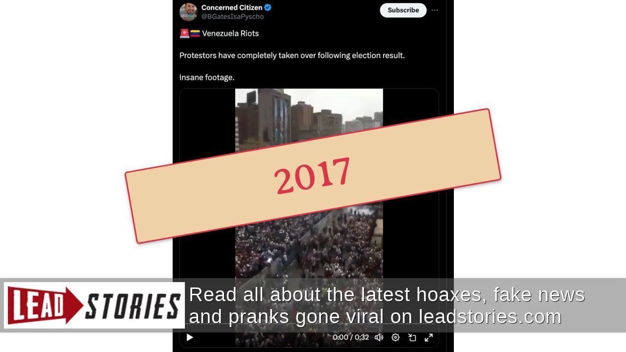 Fact Check: Video Does NOT Show 2024 Post-Election Protests In ...