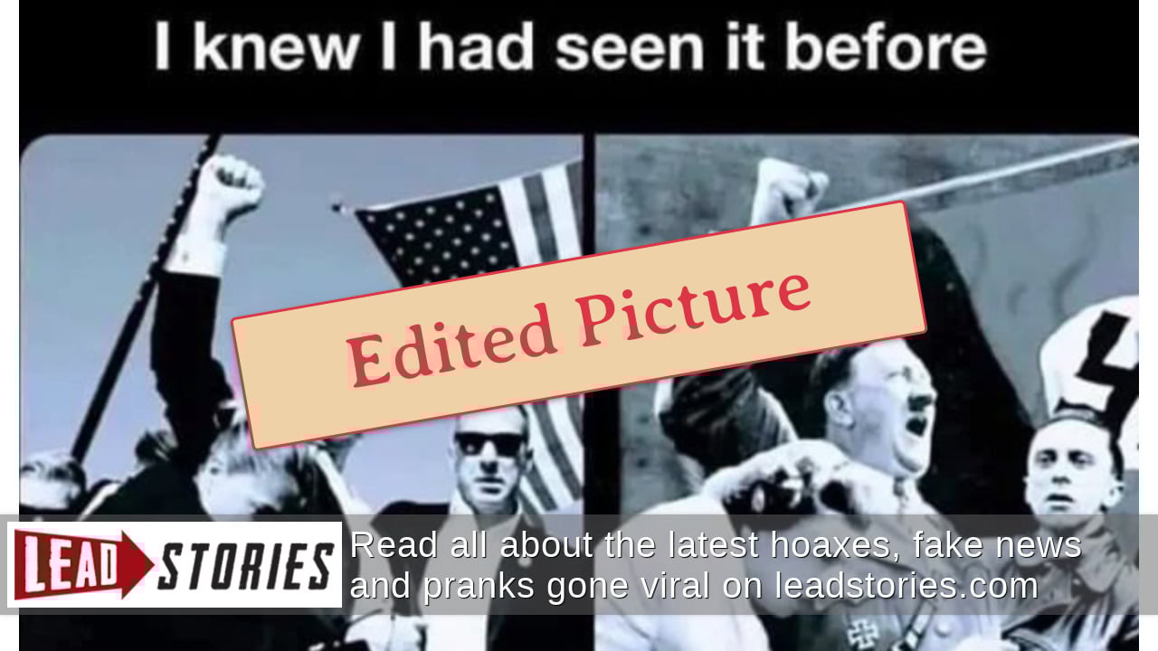 Fact Check: FAKE Image Of Hitler Used In Meme To Compare Trump With ...