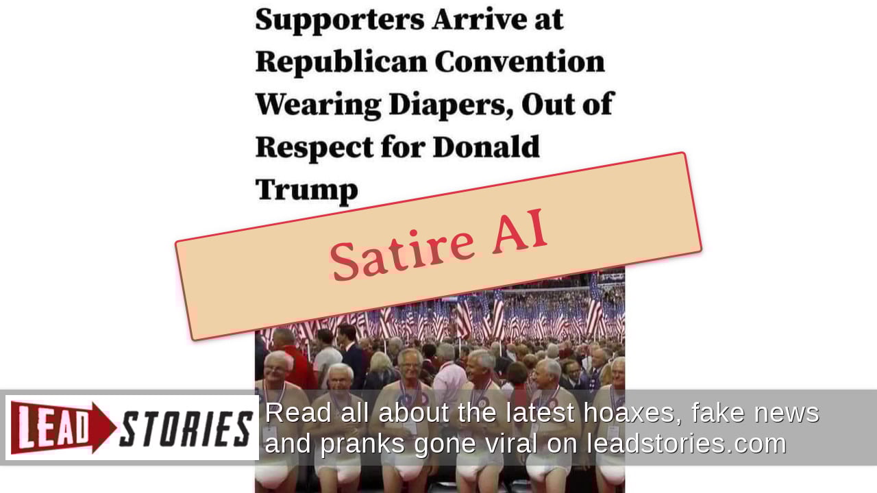 Fact Check: INAUTHENTIC Image Shows Trump Supporters Wearing Diapers At ...