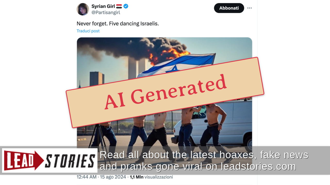 Fact Check: FAKE Photo Shows 'Five Dancing Israelis' On September 11 ...