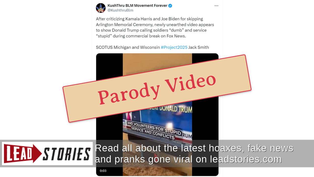 Fact Check: Parody Account Faked Recording Of Trump Call To Fox ...