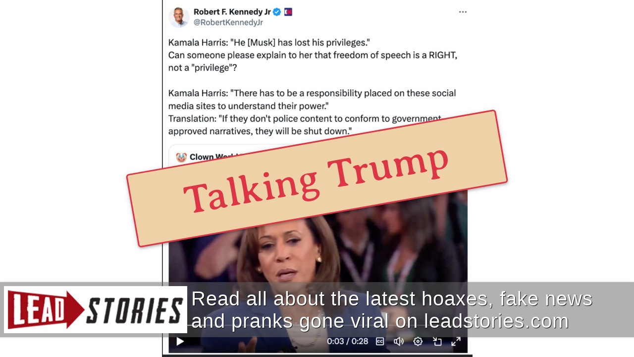 Fact Check: Kamala Harris Did NOT Say Elon Musk 'Has Lost His ...
