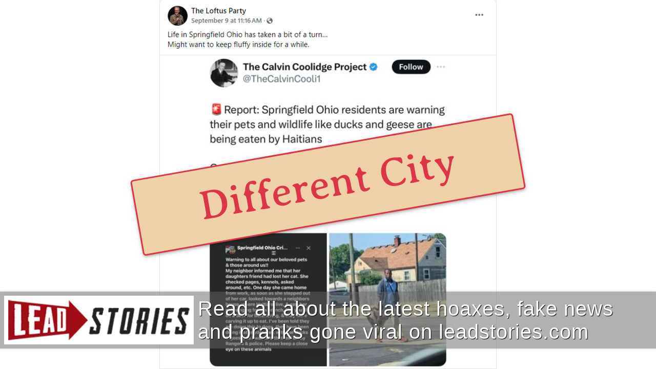 Fact Check: Photo Of Man Holding Dead Goose Is NOT Haitian Immigrant In ...