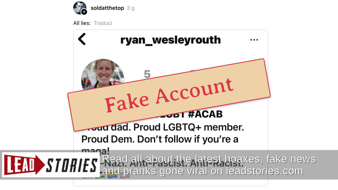 Fact Check: Screenshot Does NOT Show Authentic Ryan Wesley Routh ...