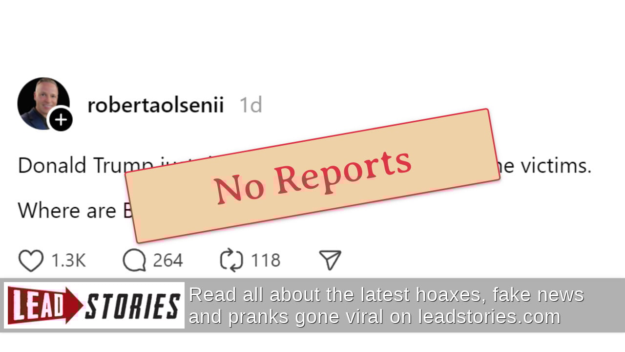 Fact Check: NO Evidence Trump 'Donated $25 Million' To Hurricane Helene ...