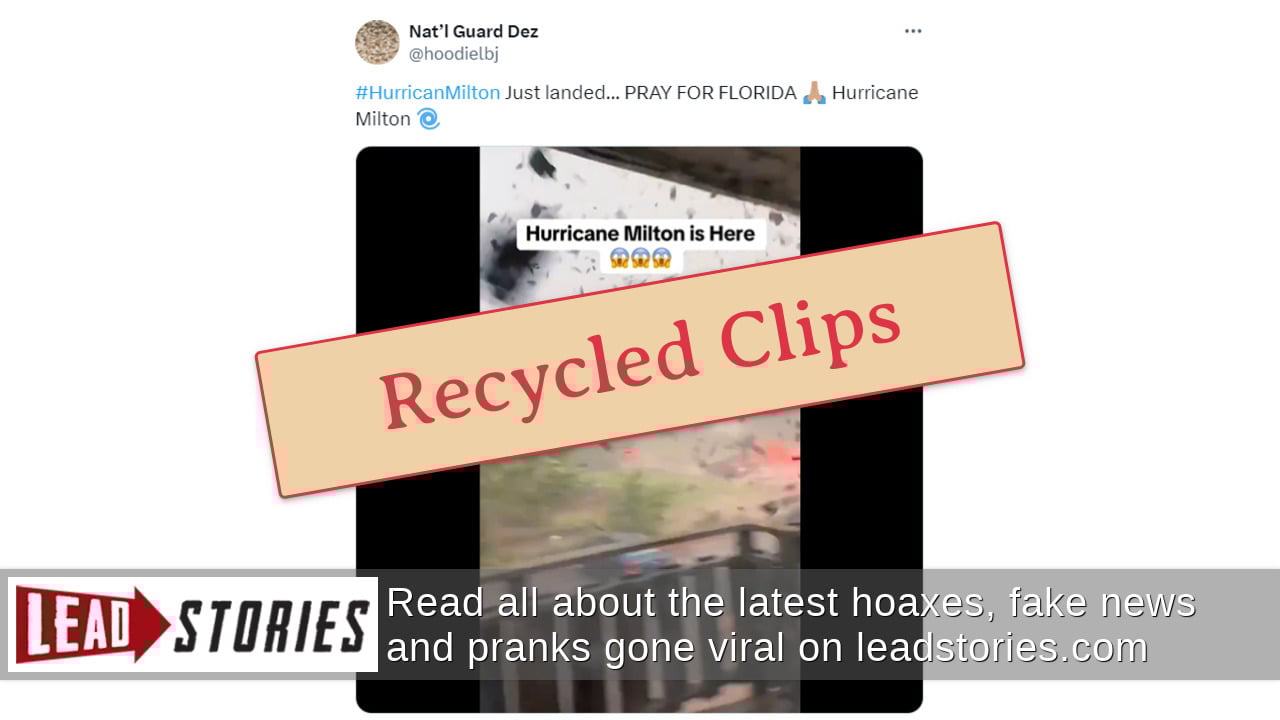 Fact Check: Storm Video Compilation Does NOT Show Hurricane Milton ... Fact Check: Storm Video Compilation Does NOT Show Hurricane Milton ...