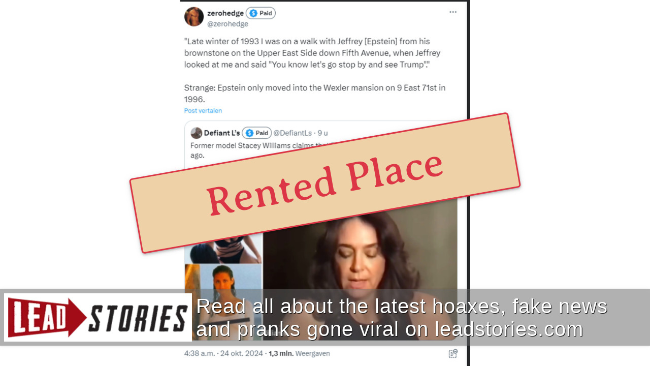 Fact Check: Jeffrey Epstein DID Have Upper East Side Brownstone In 1993 ...