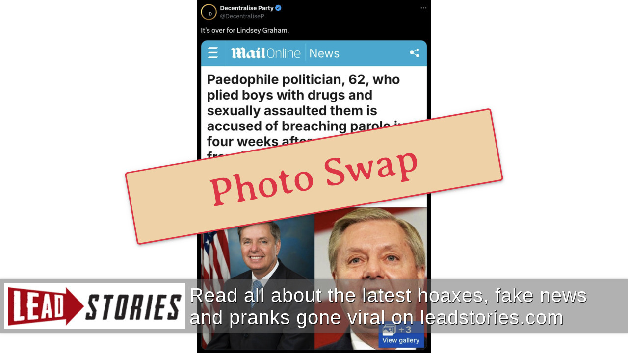 Fact Check: Daily Mail Did NOT Report Sen. Lindsey Graham Is Pedophile ...