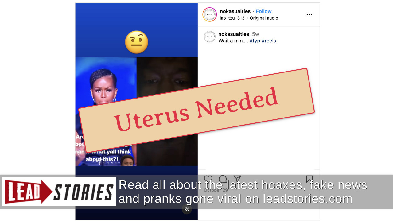 Fact Check: Michelle Obama Using IVF Does NOT Prove That She Is ...