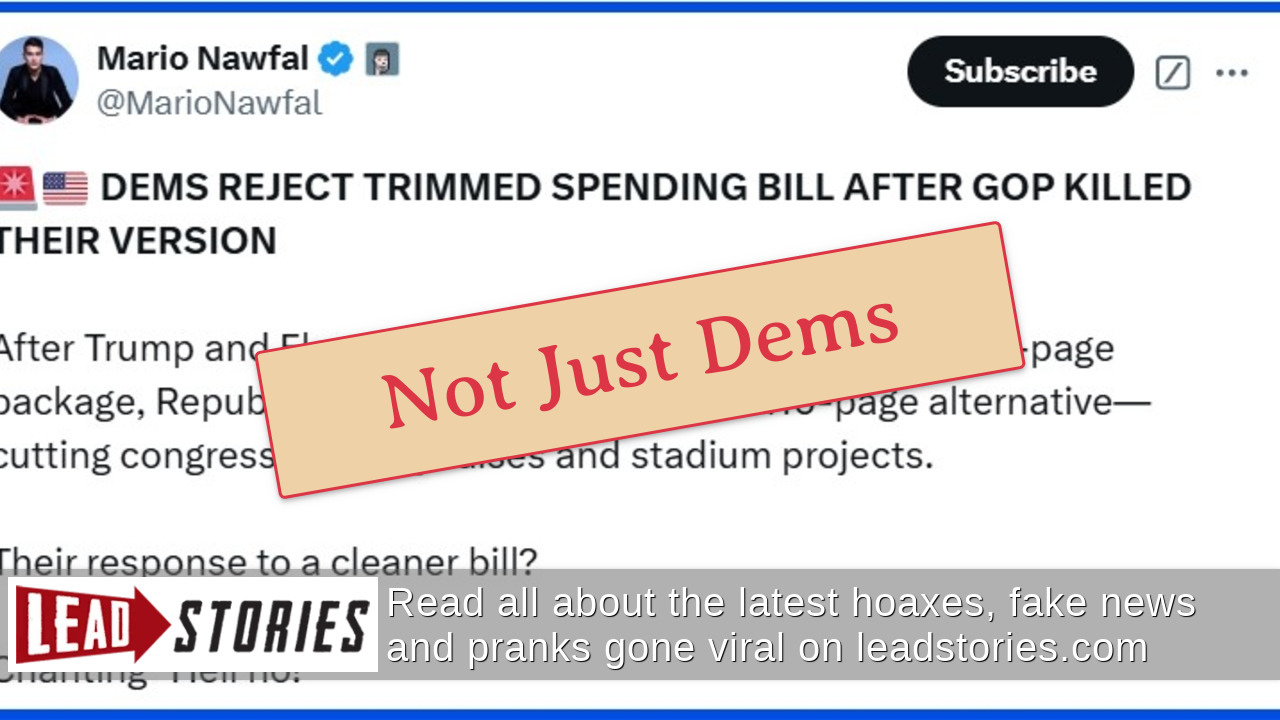 Fact Check: House Democrats NOT Only Ones To Vote Against Spending Bill ...