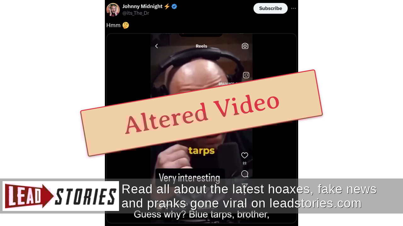 Fact Check: Elon Musk Did NOT Discuss 'Blue Roof Theory' Conspiracy In ...