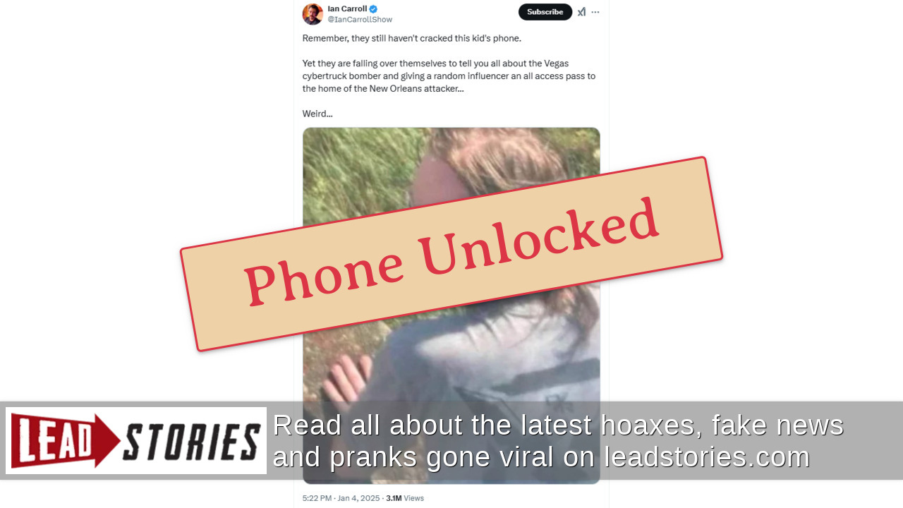 Fact Check: FBI DID Unlock Phone Of Alleged Trump Shooter Thomas ...