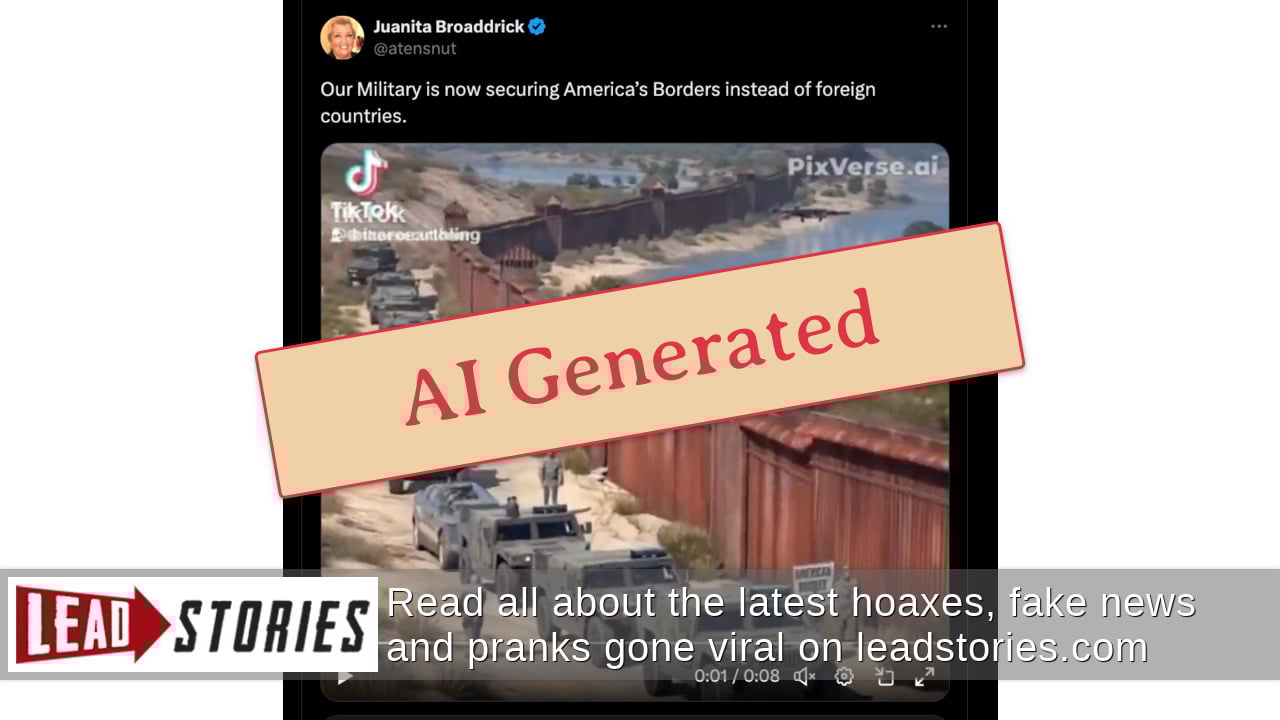 Fact Check: Video Does NOT Show US Military Vehicles Patrolling Border ...