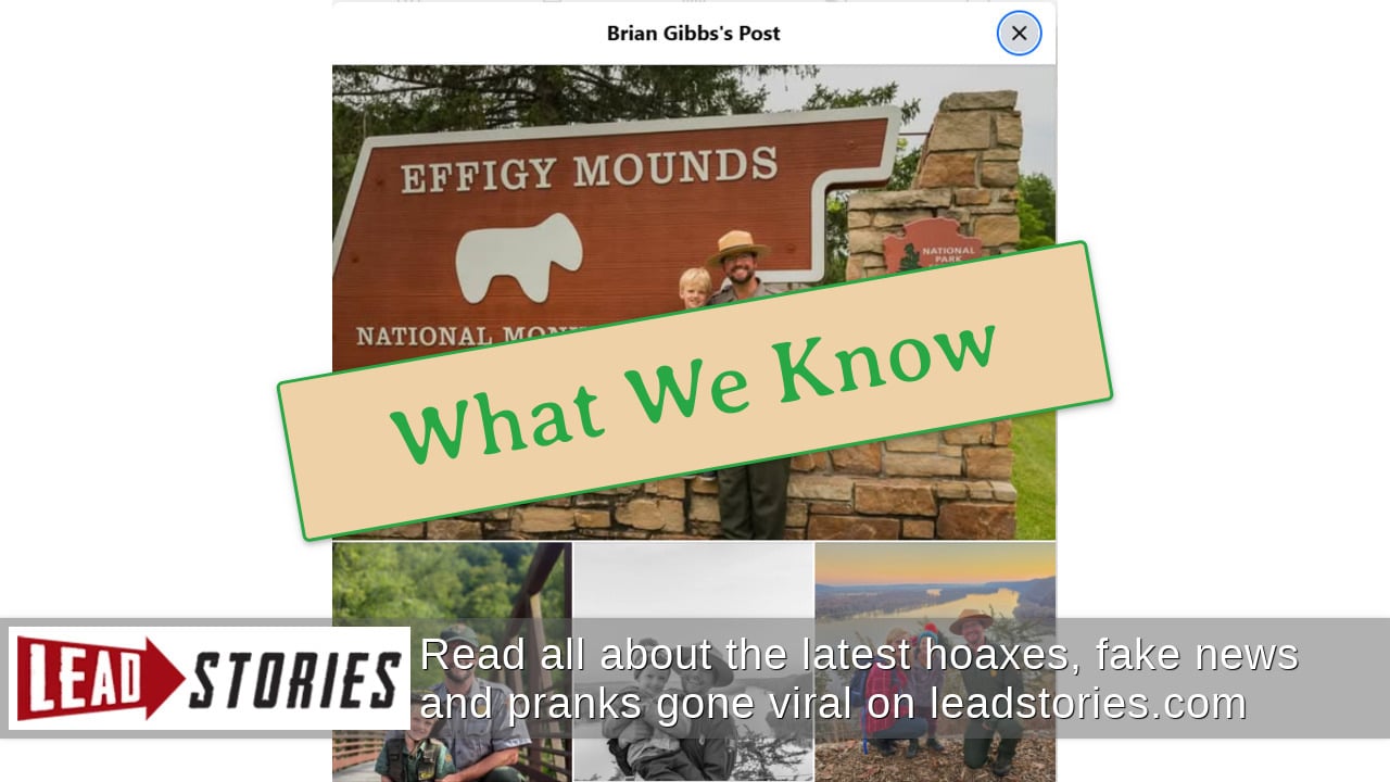Fact Check: Viral Facebook Post About Fired Park Ranger Brian Gibbs ...