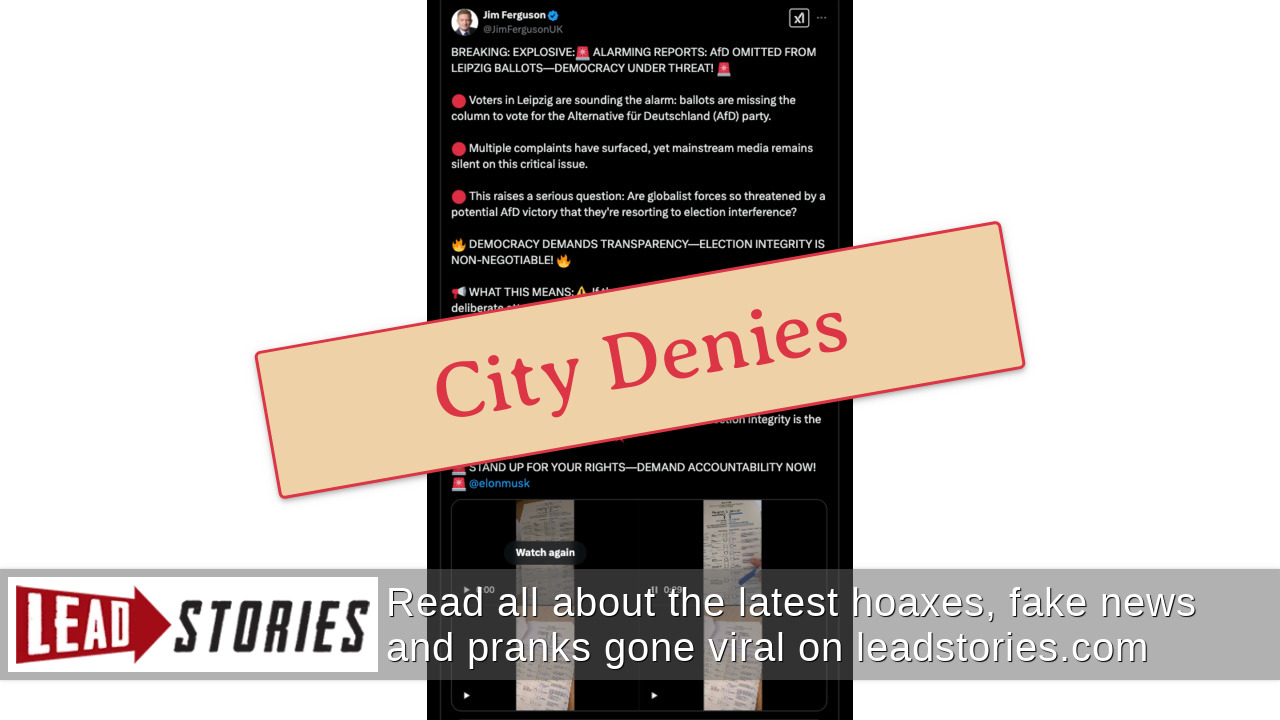 Fact Check: Videos Do NOT Show Authentic German Election Ballots With ...