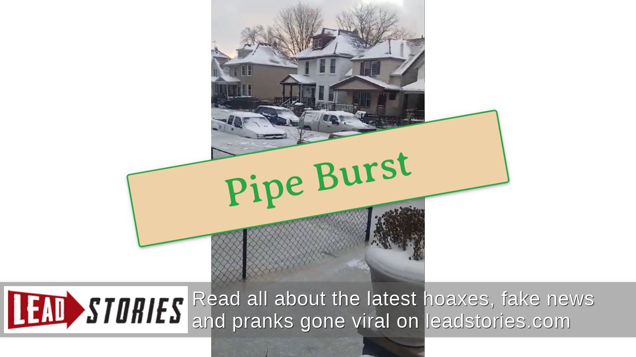 Fact Check: Video Of Cars Frozen In Ice On A Residential Street Shows ...
