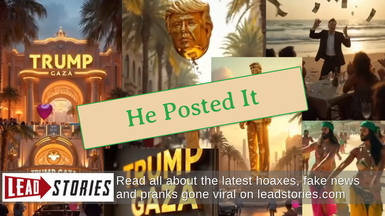 Fact Check: AI 'Trump Gaza' Video Published On Donald Trump's Official ...