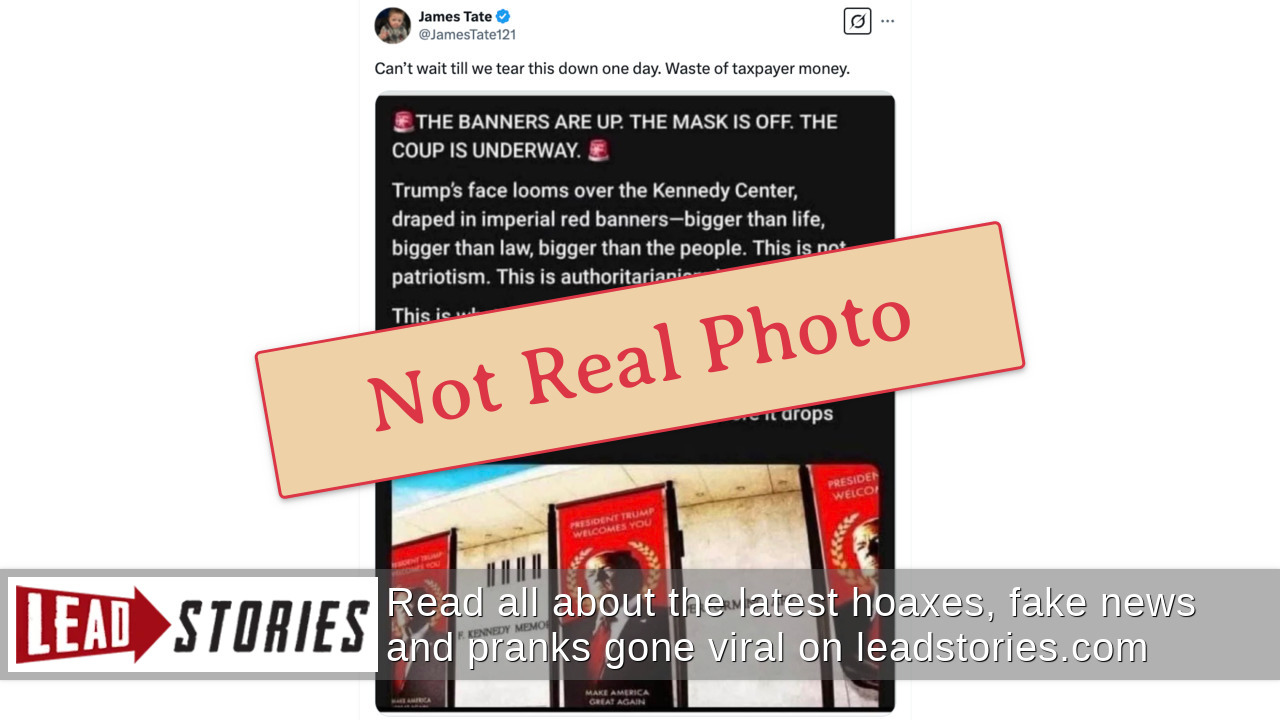 Fact Check: Image Does NOT Authentically Show Kennedy Center Trump ...