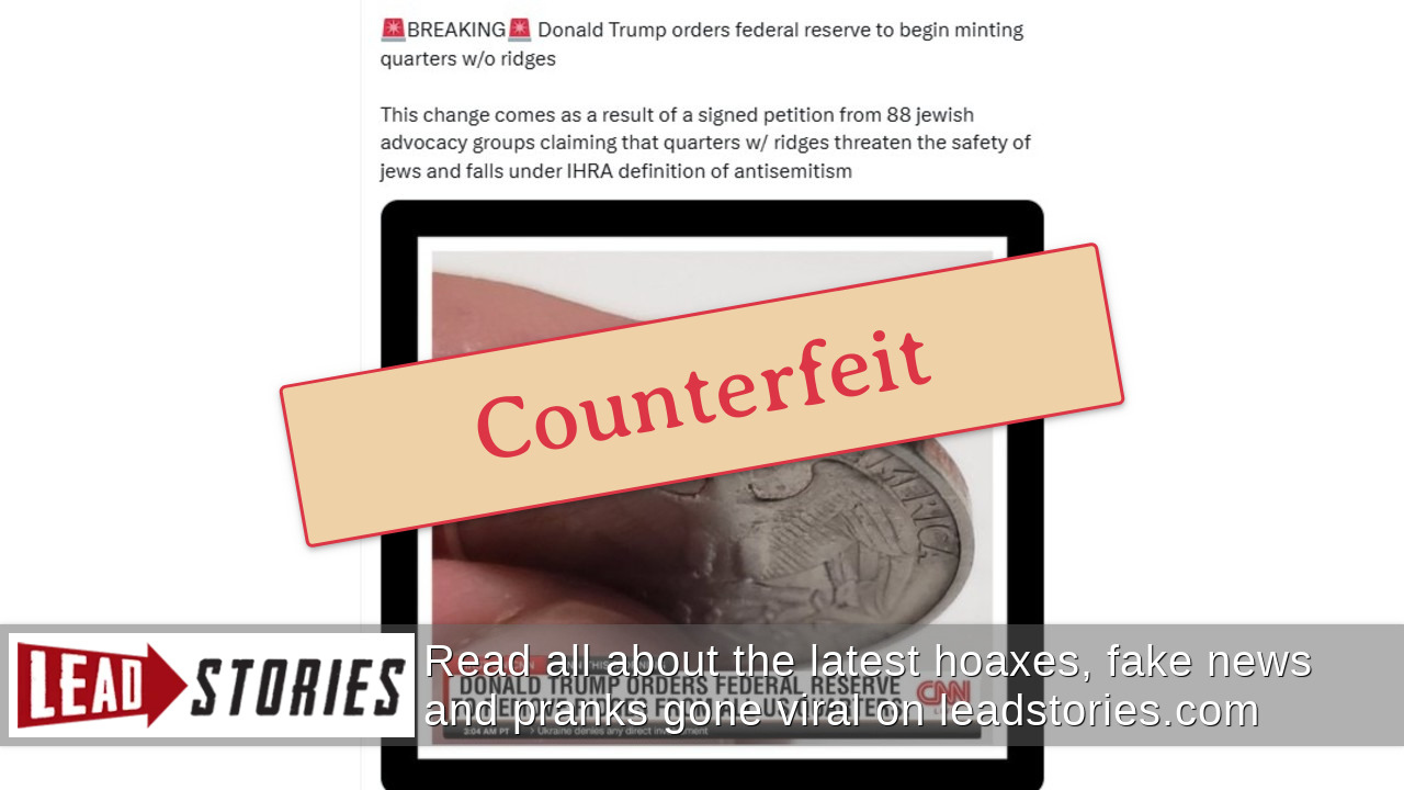 Fact Check: Donald Trump Did Not Order Federal Reserve To Mint Quarters ...