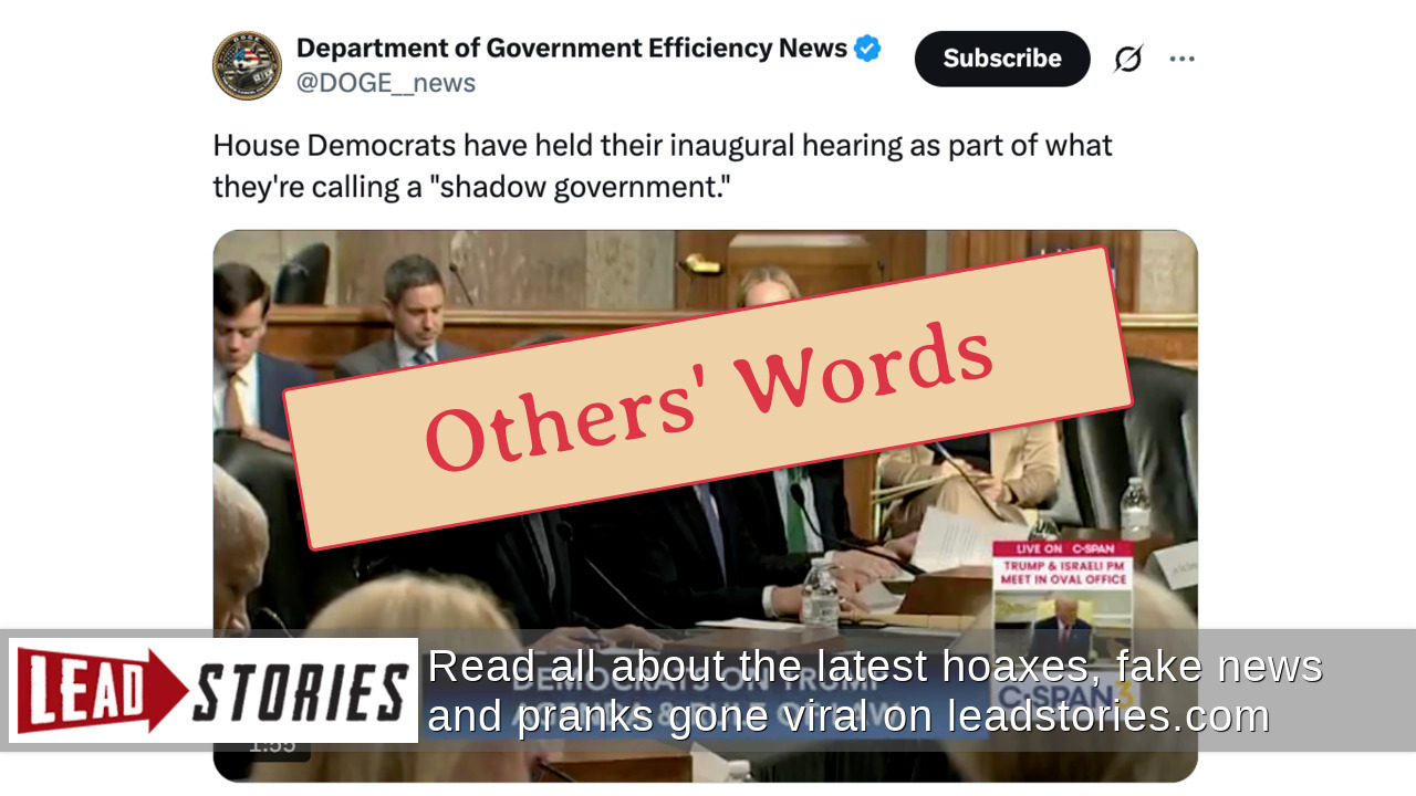 Fact Check: Congressional Democrats Did NOT Hold a Self-Described ...