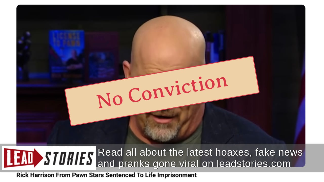 Fact Check: Rick Harrison From 'Pawn Stars' Was NOT Sentenced to Life ...